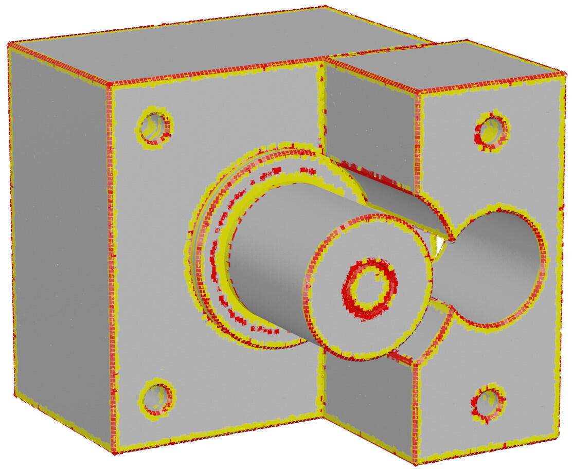 A Light-Weight Neural Network for Fast and Interactive Edge Detection in 3D Point Clouds